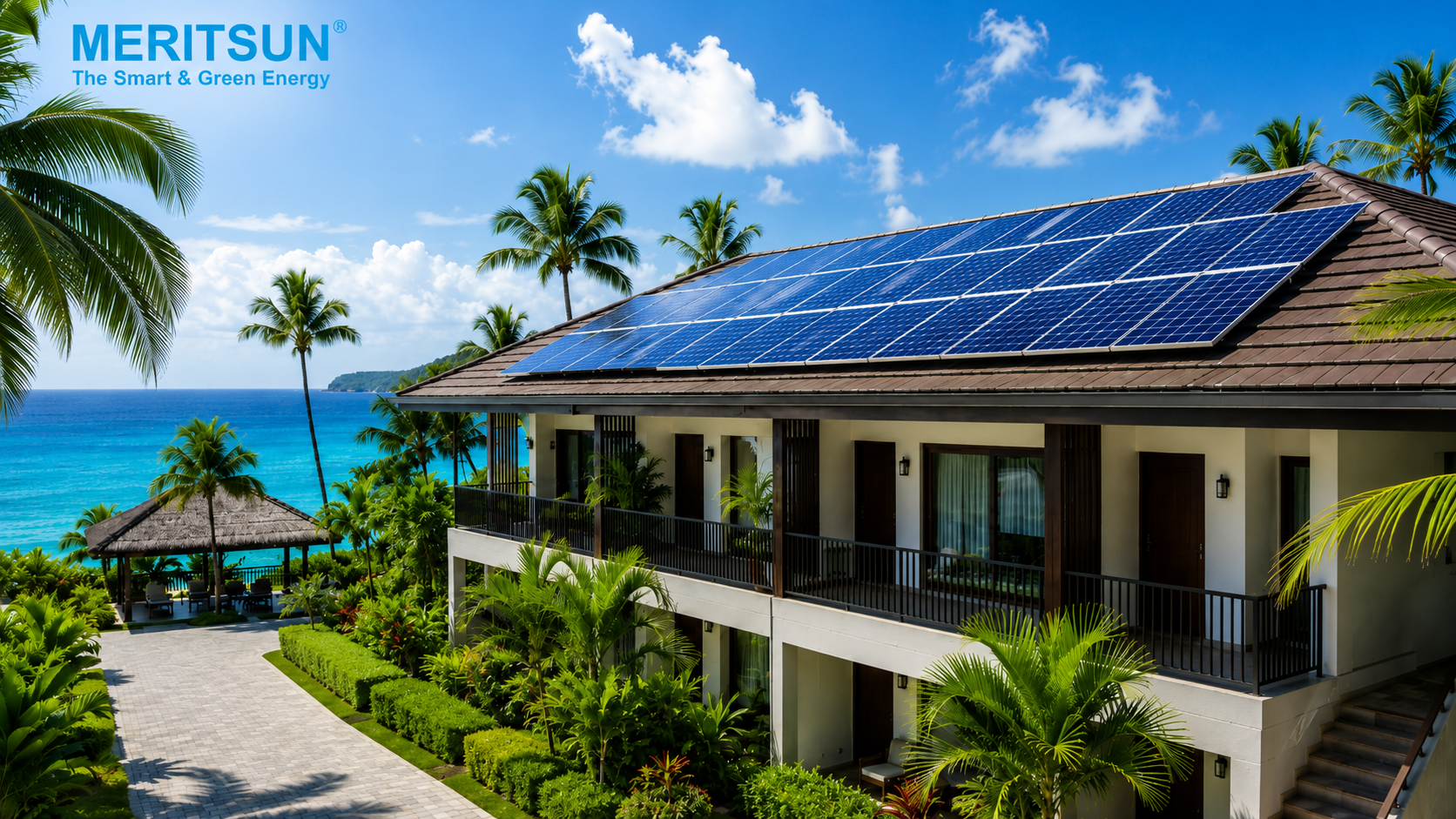 MERITSUN 50kWh Hotel Battery Installation Case: Rack-Mounted Solar ...