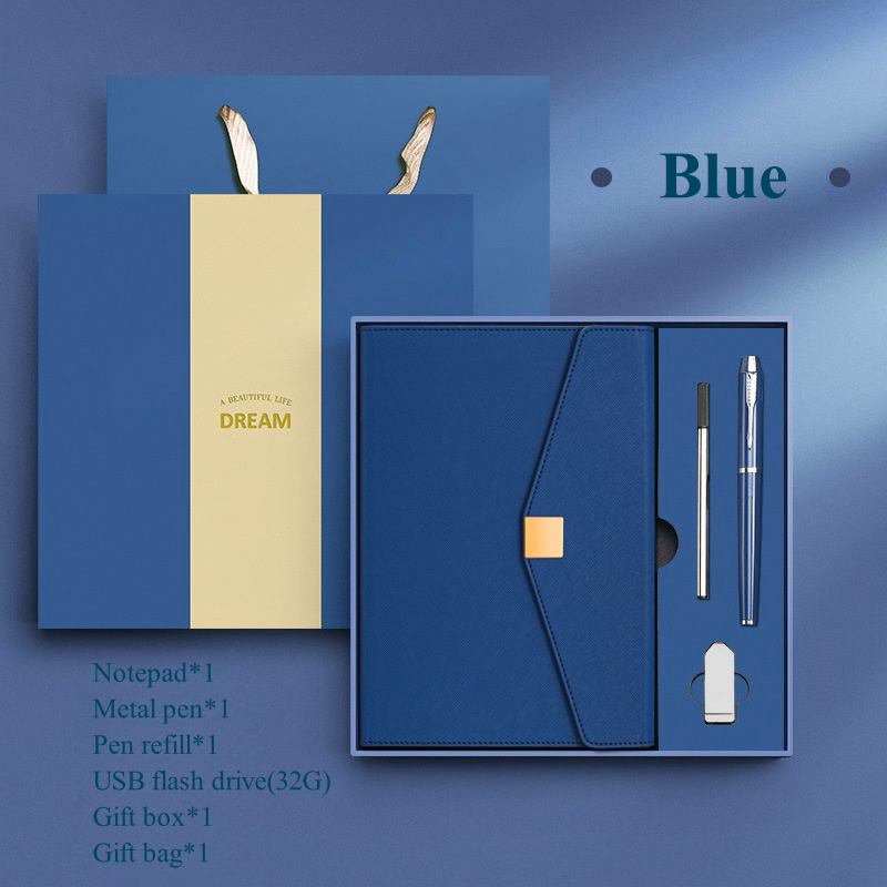 Four sets of customized business notebook gift box set high value ...